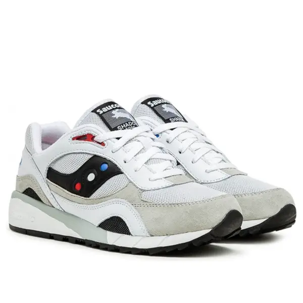 Saucony X Extra Butter Shadow 6000 "white Rabbit" Sneakers - White/black/red