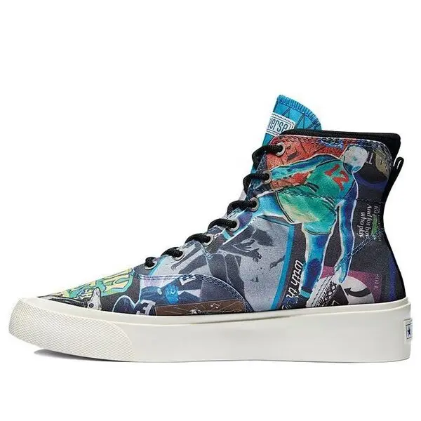 CONVERSE Skid Grip High Top "beat The World" Sneakers - Multi-color