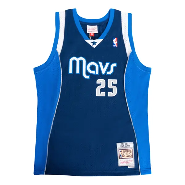 Mitchell & Ness X Nba Dallas Mavericks 2011-12 Swingman Jersey Vince Carter 25 - Blue