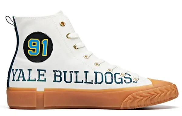 ANTA X Yale Canvas High Top Sneakers