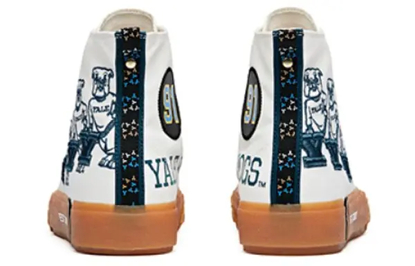 ANTA X Yale Canvas High Top Sneakers