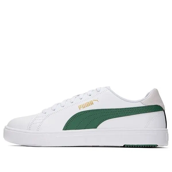 PUMA Serve Pro Lite Lace Up Sneakers - White/green