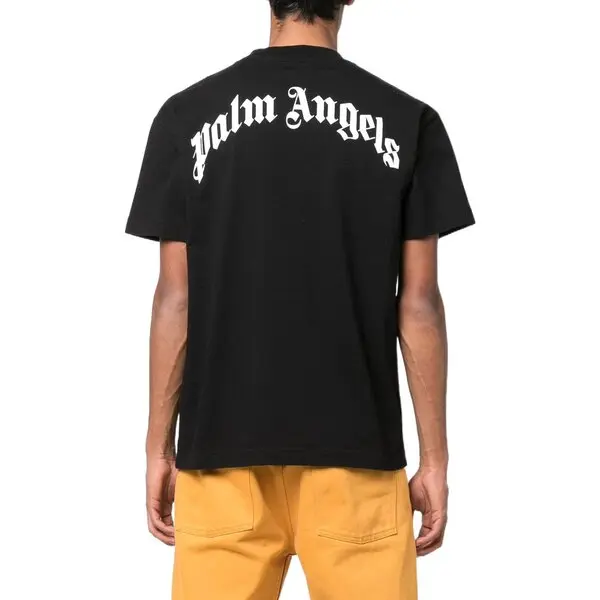 Palm Angels Leopard Bear Classic Tee 'black Brown - Black/brown