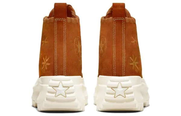CONVERSE Run Star Hike Platform High Top "embroidered Floral - Brown