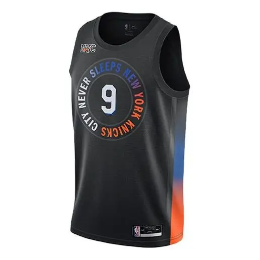 Nike New York Knicks Basketball Jersey - Black