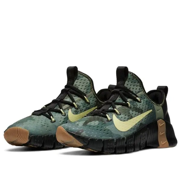 Nike Free Metcon 3 "camo" Athletic Training Shoes - Black/green