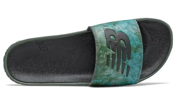 NEW BALANCE 200 Slides - Black/green