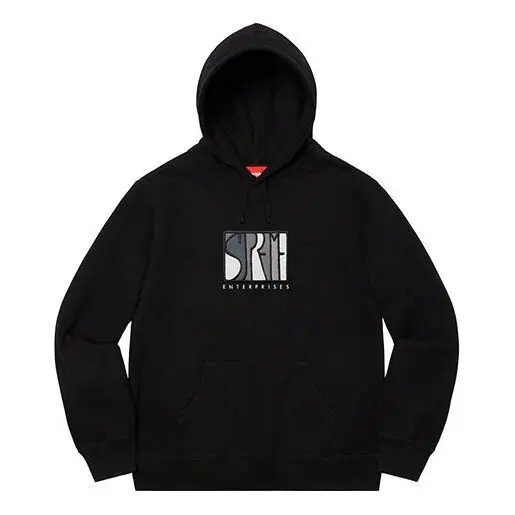 Supreme Enterprises Hooded Sweatshirt - Black/white