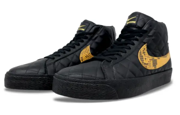 Nike X Supreme Zoom Sb Blazer Mid Qs Snakeskin