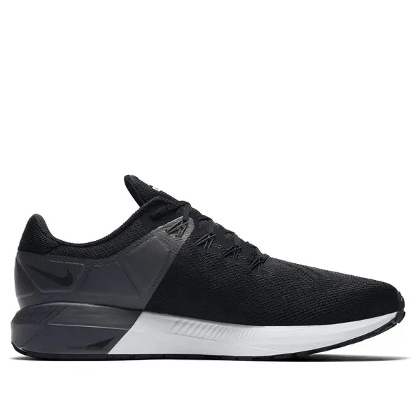 Nike Zoom Structure 22 Athletic Sneakers - Black/white-gridiron