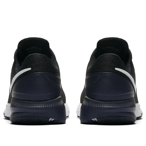 Nike Zoom Structure 22 Athletic Sneakers - Black/white-gridiron
