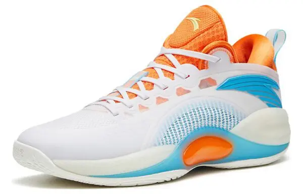 ANTA Cement Bubble 3 Sneakers - White/blue/orange