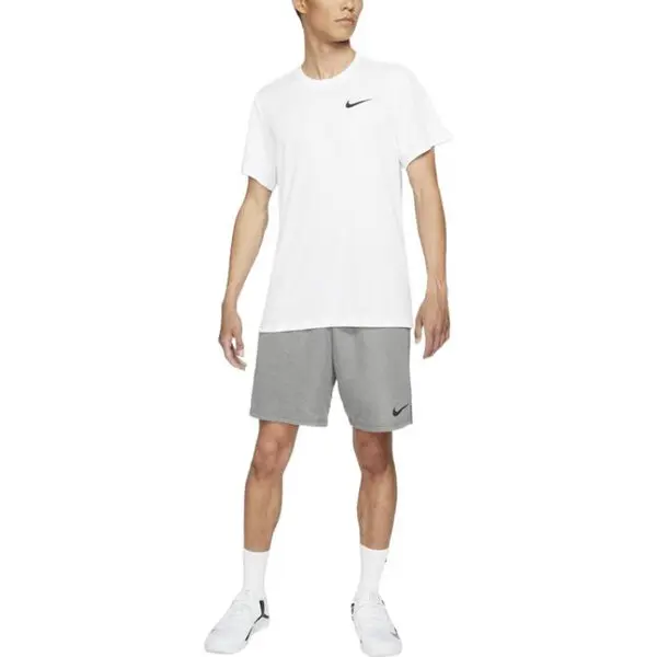 Nike Dri-fit Superset Short Sleeve Performance Top - White