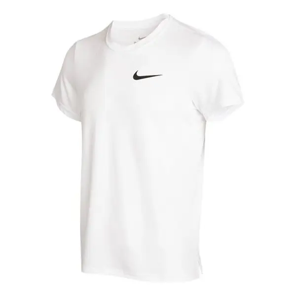 Nike Dri-fit Superset Short Sleeve Performance Top - White