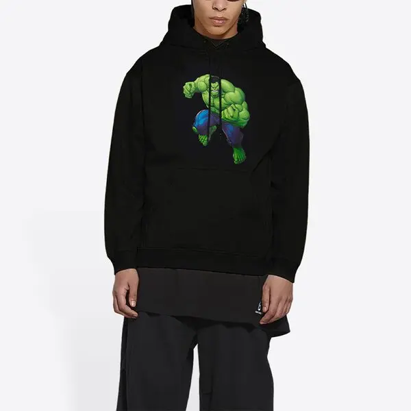 Balenciaga X Marvel Hulk Hoodie - Black