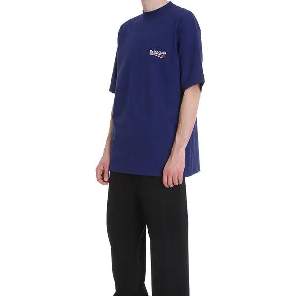 Balenciaga Political Campaign T-shirt Large Fit - Blue