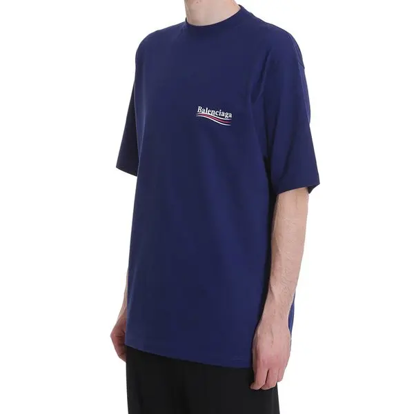Balenciaga Political Campaign T-shirt Large Fit - Blue