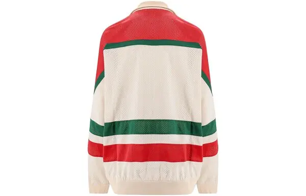 Gucci Mesh Fabric Zip Jacket
