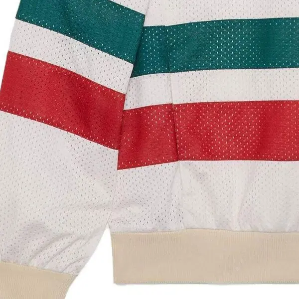 Gucci Mesh Fabric Zip Jacket