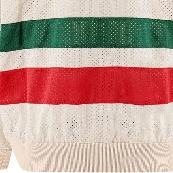Gucci Mesh Fabric Zip Jacket