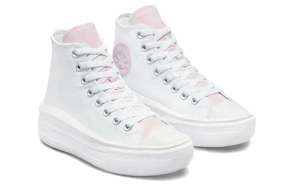 CONVERSE Chuck Taylor All Star Move High Top Sneakers - Pink/blue
