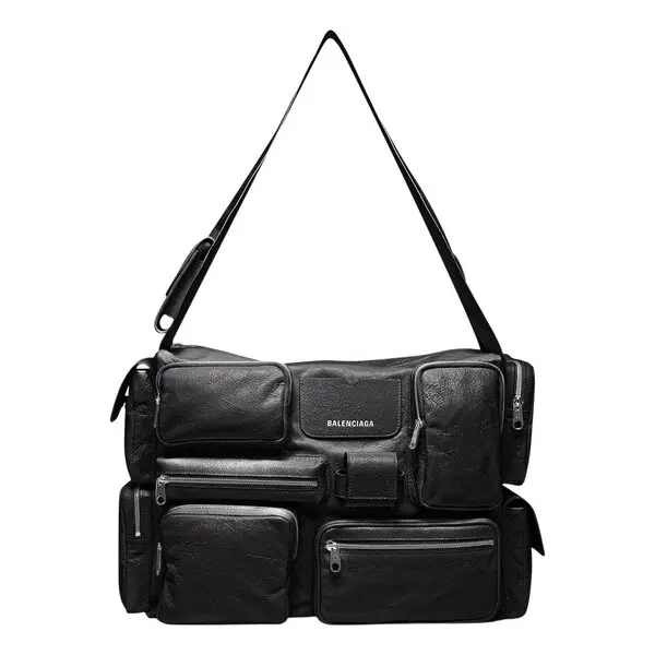 Balenciaga Superbusy Large Sling Bag - Black