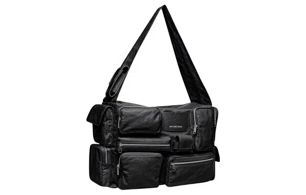 Balenciaga Superbusy Large Sling Bag - Black