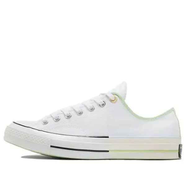 CONVERSE Chuck 70 Low Top Sneakers - White/green