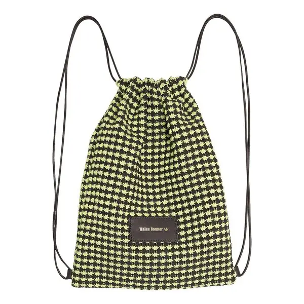 Adidas X Wales Bonner Crochet Gym Bag - Frozen Yellow/night Brown