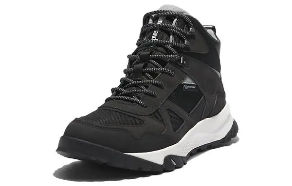 Timberland Lincoln Peak Waterproof Fabric And Leather Boot - Black/white/grey