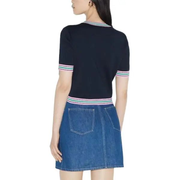 Gucci Fine Knit Sweater With Embroidery