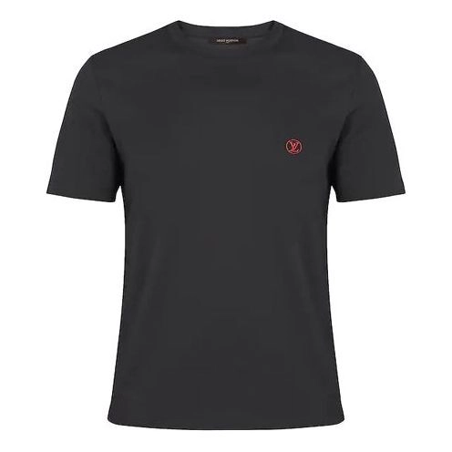 LOUIS VUITTON Classic Logo Cotton For White - Black