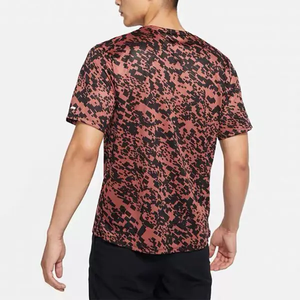 Nike Dri-fit Miler Wild Run Short Sleeve