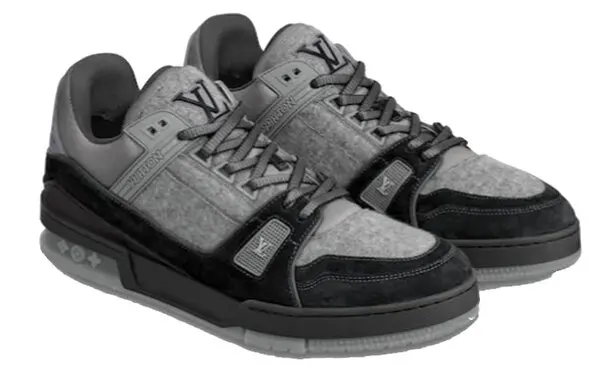LOUIS VUITTON Trainer Sneakers - Grey/black