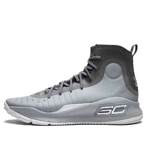 Under Armour Curry 4 "more Buckets" High-top Basketball Sneaker - Grey
