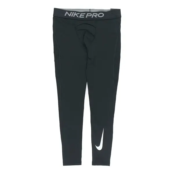 Nike Pro Dri-fit Sports Training Ribbed Leggings - Black