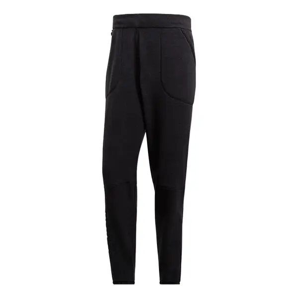 Adidas Zne Pnt P Fl Solid Color Big Pocket Training Casual Sports Pants/trousers/joggers Black - Multi-color