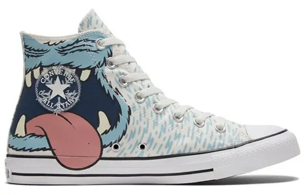 CONVERSE Chuck Taylor All Star High 'yeti Snowman' Sneakers - Blue/white
