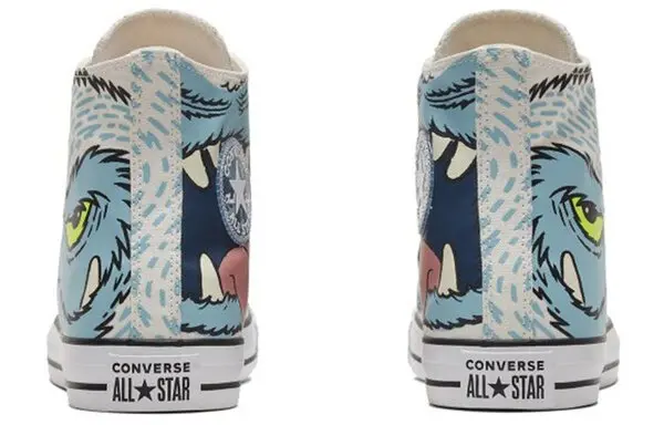 CONVERSE Chuck Taylor All Star High 'yeti Snowman' Sneakers - Blue/white