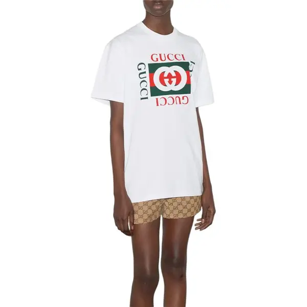 Gucci Printed Cotton Jersey T-shirt