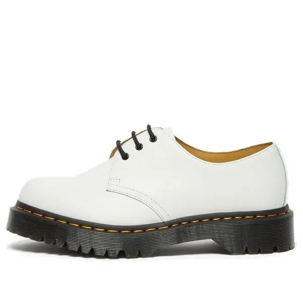 Dr. Martens 1461 Bex Smooth Leather Oxford Shoes - White/black
