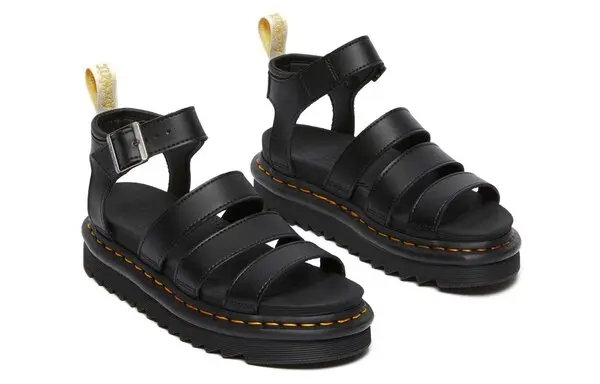 Dr. Martens Blaire Platform Sandals - Black