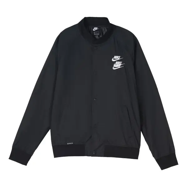 Nike Alphabet Logo Printing Woven Casual Jacket Da0648-010