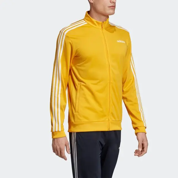Adidas Track Jacket With Signature Stripes
