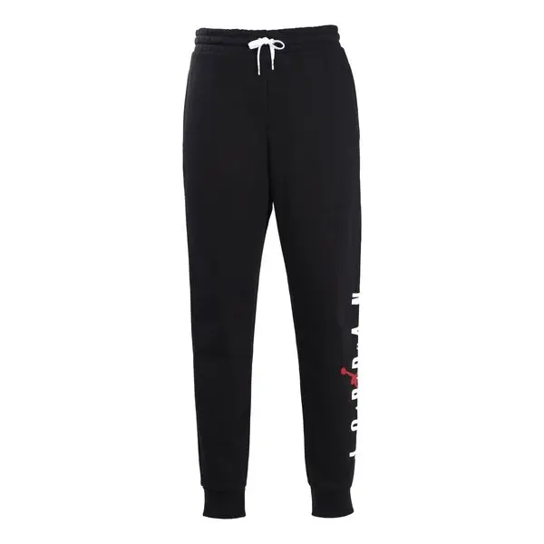 JORDAN Air Alphabet Printing Long Pants - Black