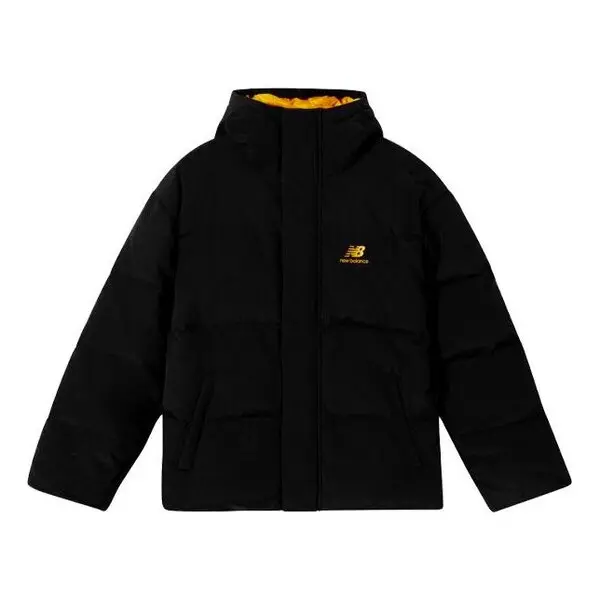 NEW BALANCE Down Jacket - Black/orange