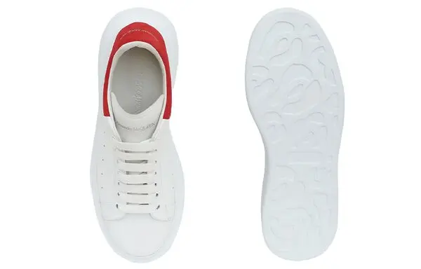 Alexander McQueen Oversized Sneaker - White/red