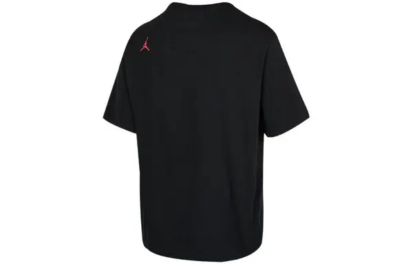 JORDAN Ss22 23 Engineered Printing Short Sleeve Black T-shirt