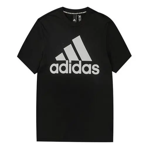 Adidas Classical Logo Printed Tee - Black