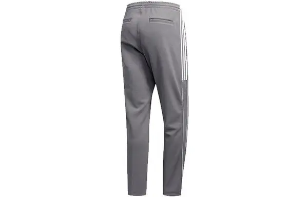Adidas 3-stripe Collection Dobby Pant Casual Elastic Waistband Sports Long Pants Gray - Grey